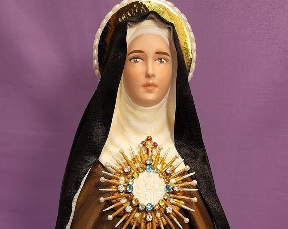 St Clare Of Assisi Monstrance Clipart
