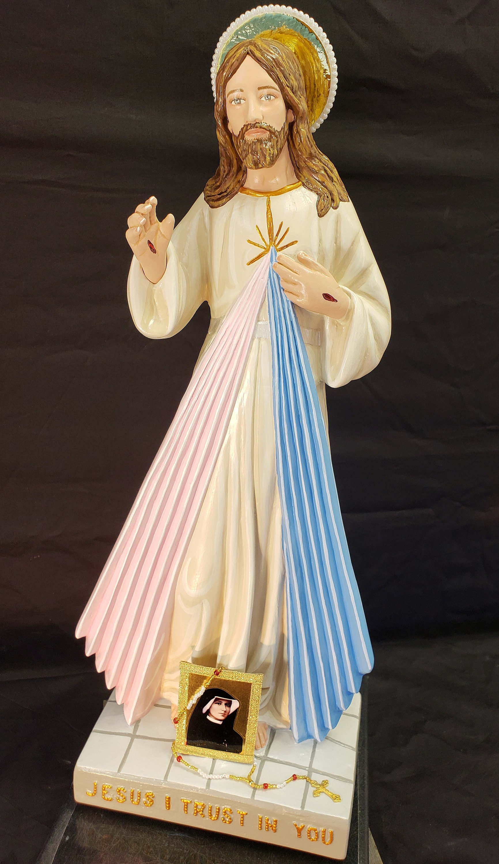 Divine Mercy Jesus 22 Catholic Christian Saint Religious Statues