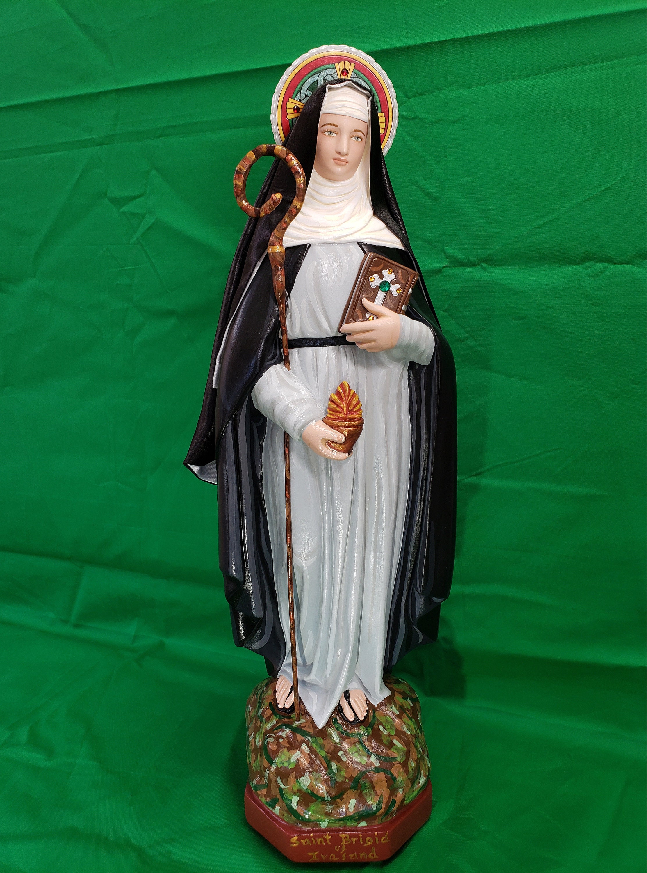 St. Brigid of Ireland/Kildare 18 Saints Religious Catholic Christian ...