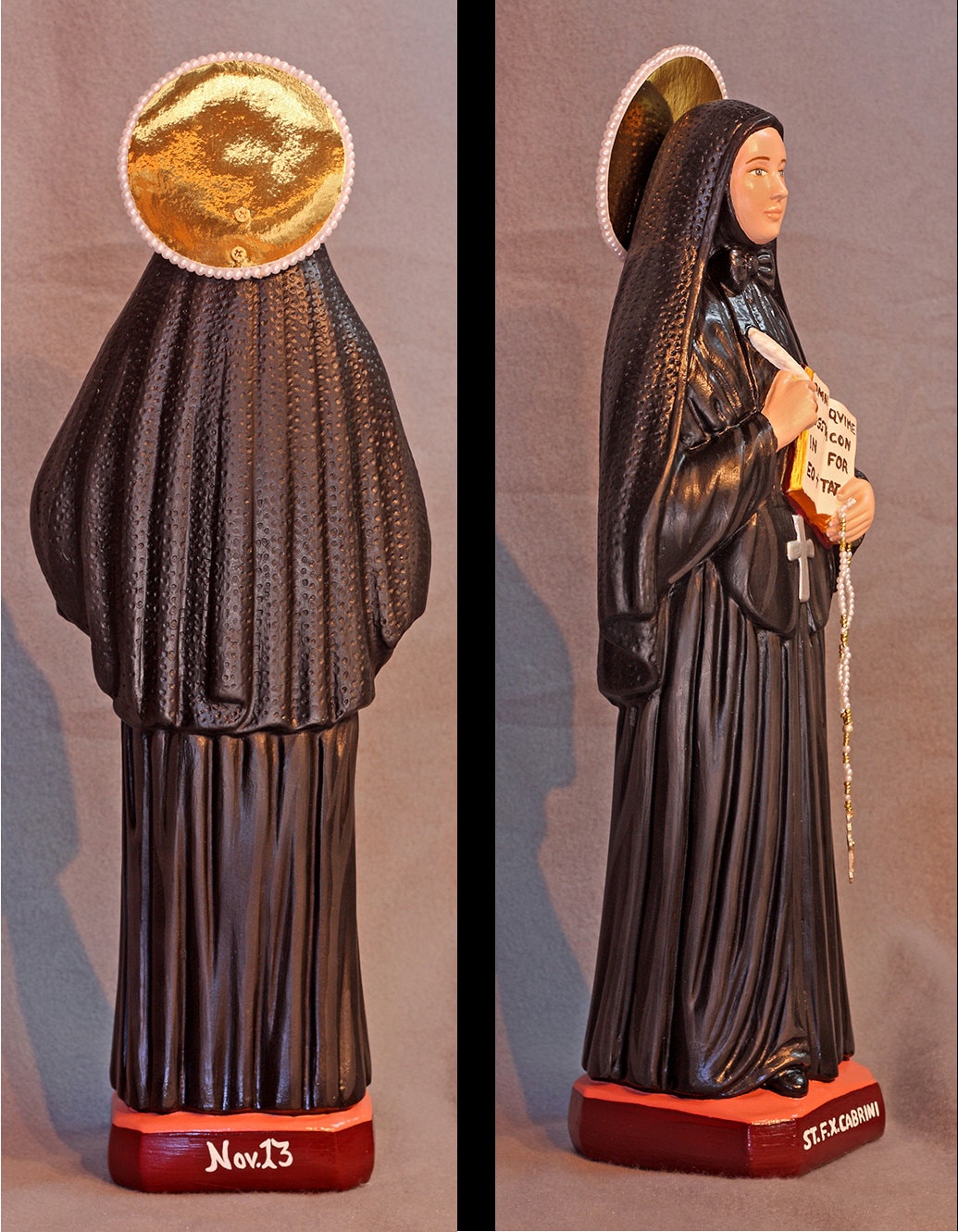 St. Frances Xavier Cabrini 18 Saints Religious Catholic Christian Statues