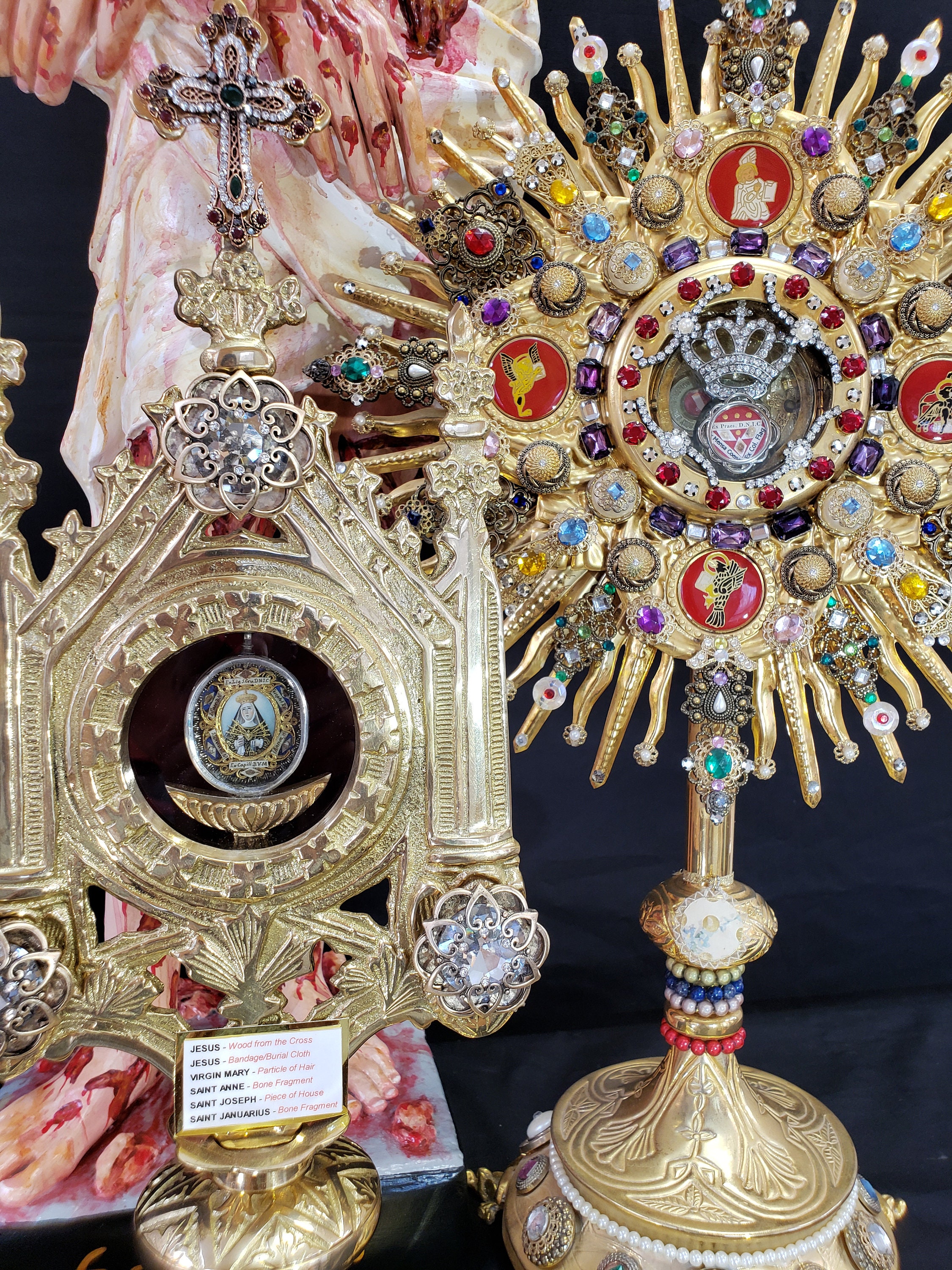 36 Scourged Jesus fiberglass Statue Crown of Thorns Flagellation ...