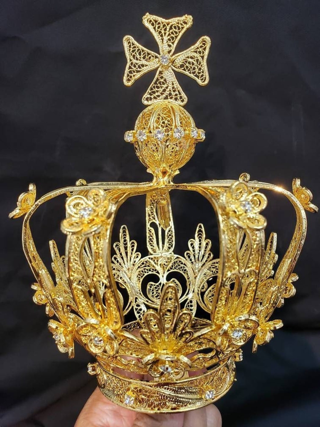 Fatima With Jeweled Crown 33 Pilgrim Virgin Blessed Mother Our Lady ...