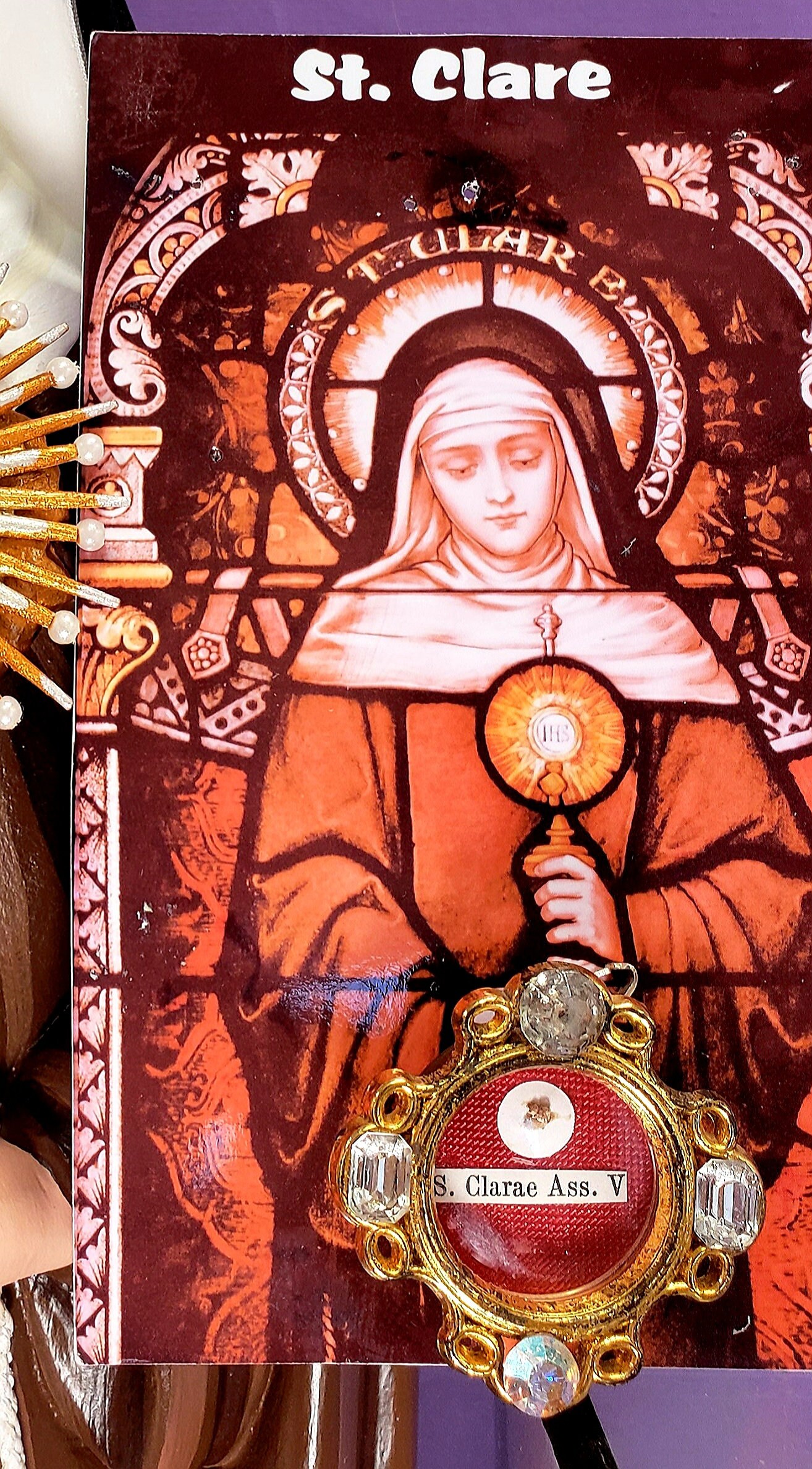St. Clare of Assisi (not available) 18 Monstrance Catholic Christian ...