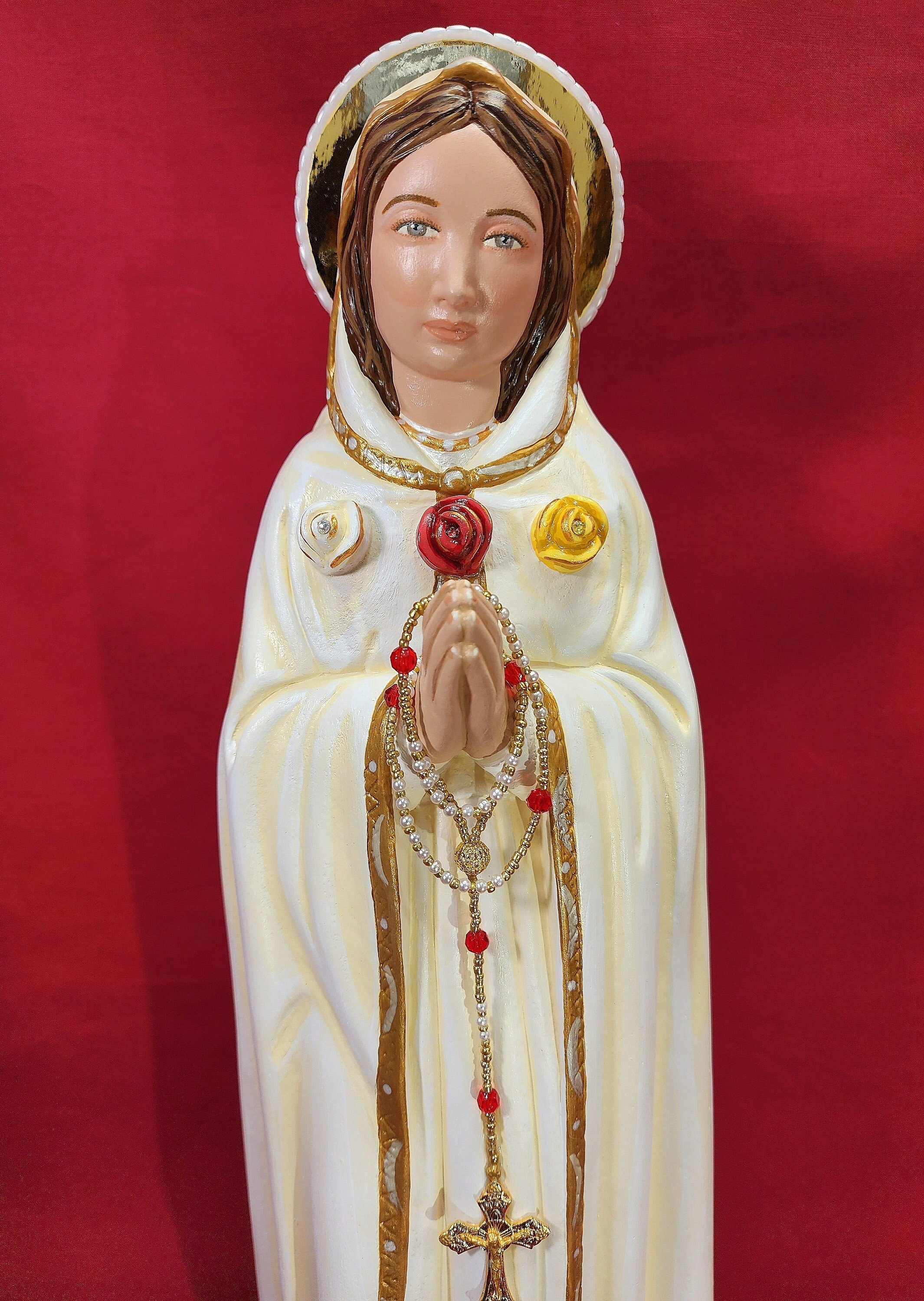 Maria Rosa Mystica Our Lady Mystical Rose 18 Mary Religious Catholic ...