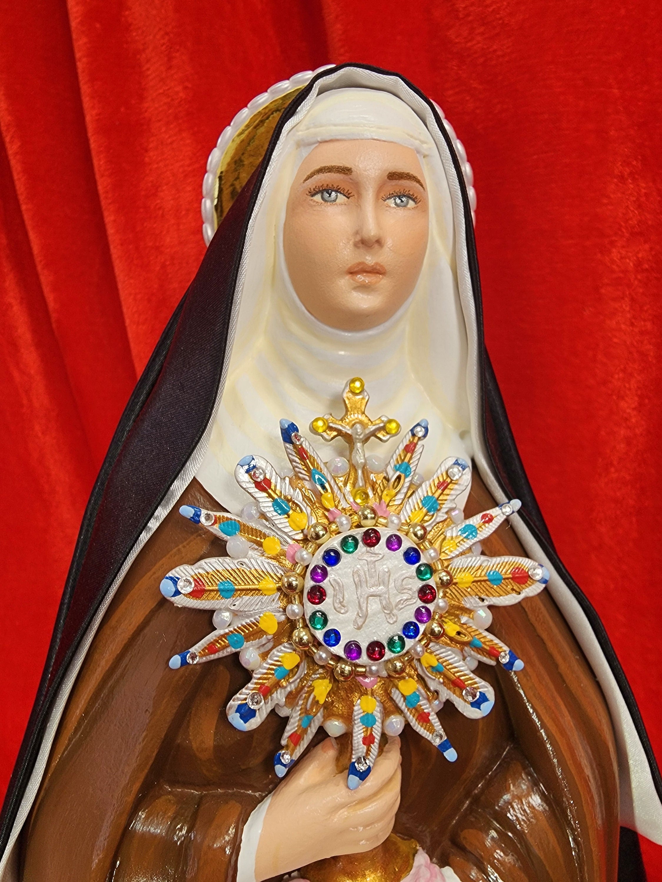 St. Clare of Assisi 18 Monstrance Catholic Christian Religious Saints ...