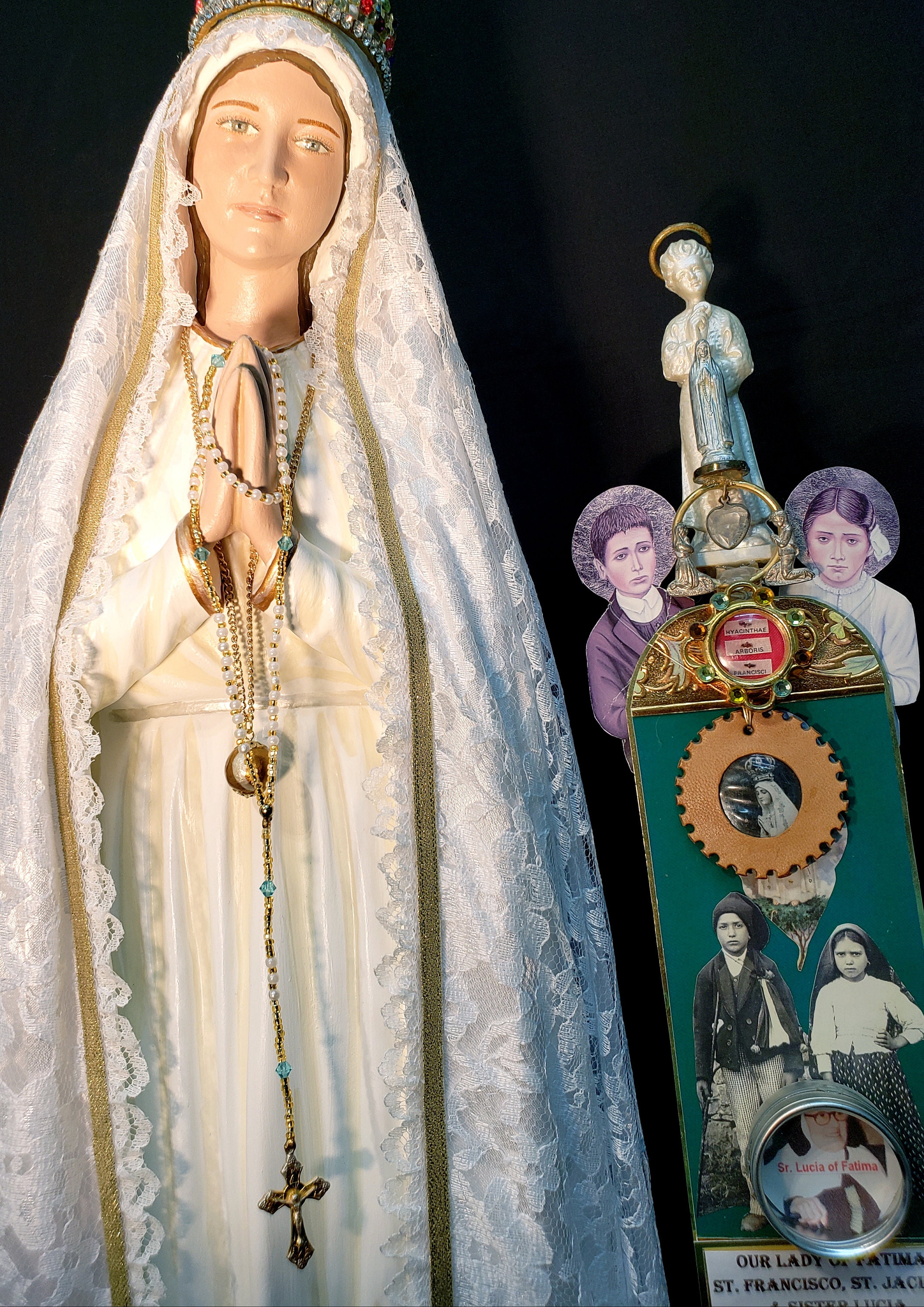 Our Lady of Fatima 26 Pilgrim Virgin Blessed Mother Mary Jacinta ...