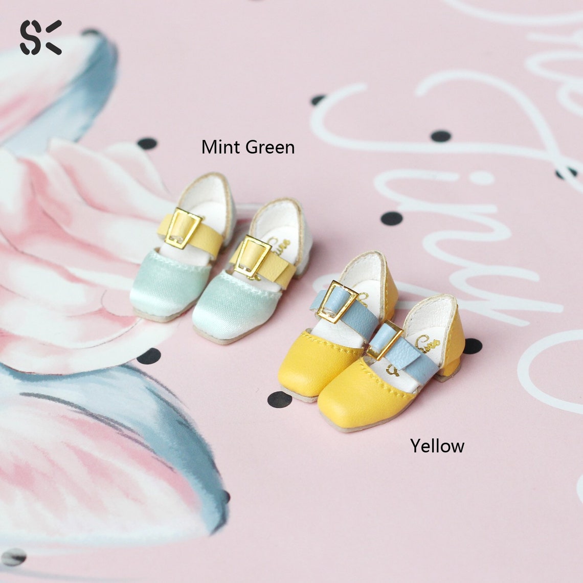 SK Couture Sweet Shoes for Blythe, Pullip, Momoko, Pureneemo XS-M ...