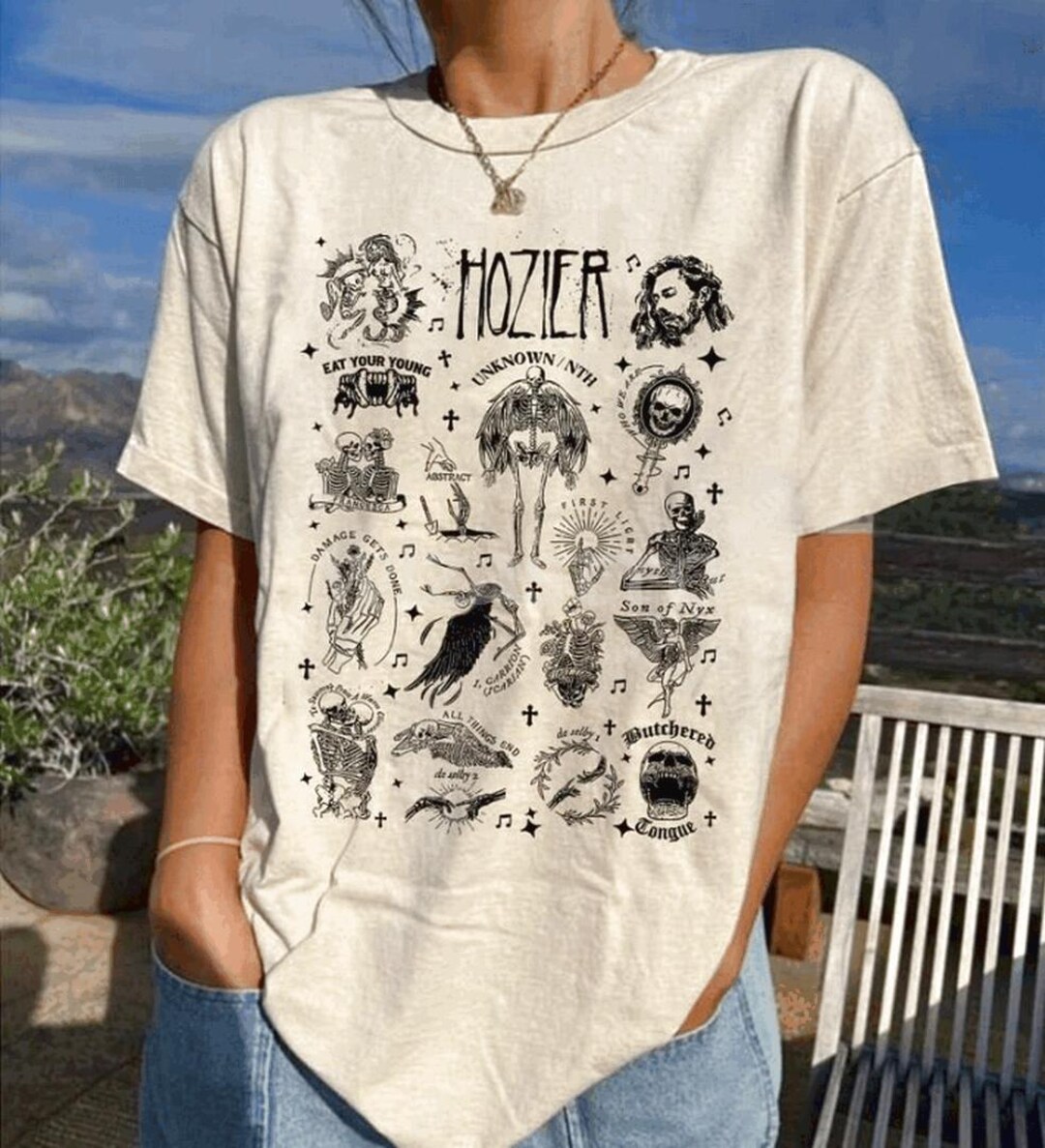 Vintage Hozier Tour Shirt Unreal Unearth 2023 Merch, Fan Gift Tee - Etsy