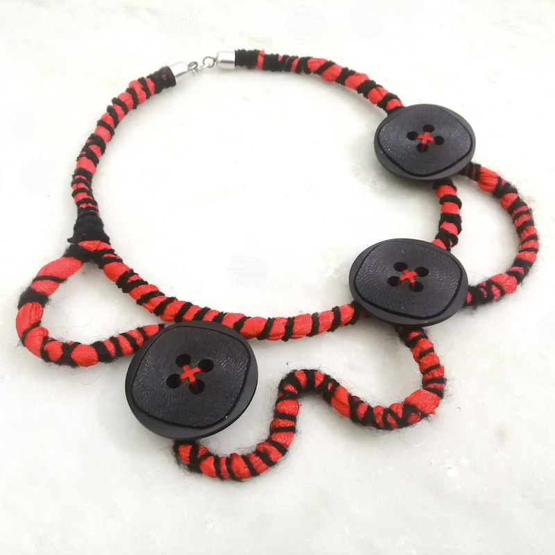 Fabric Amulet Necklace - Etsy
