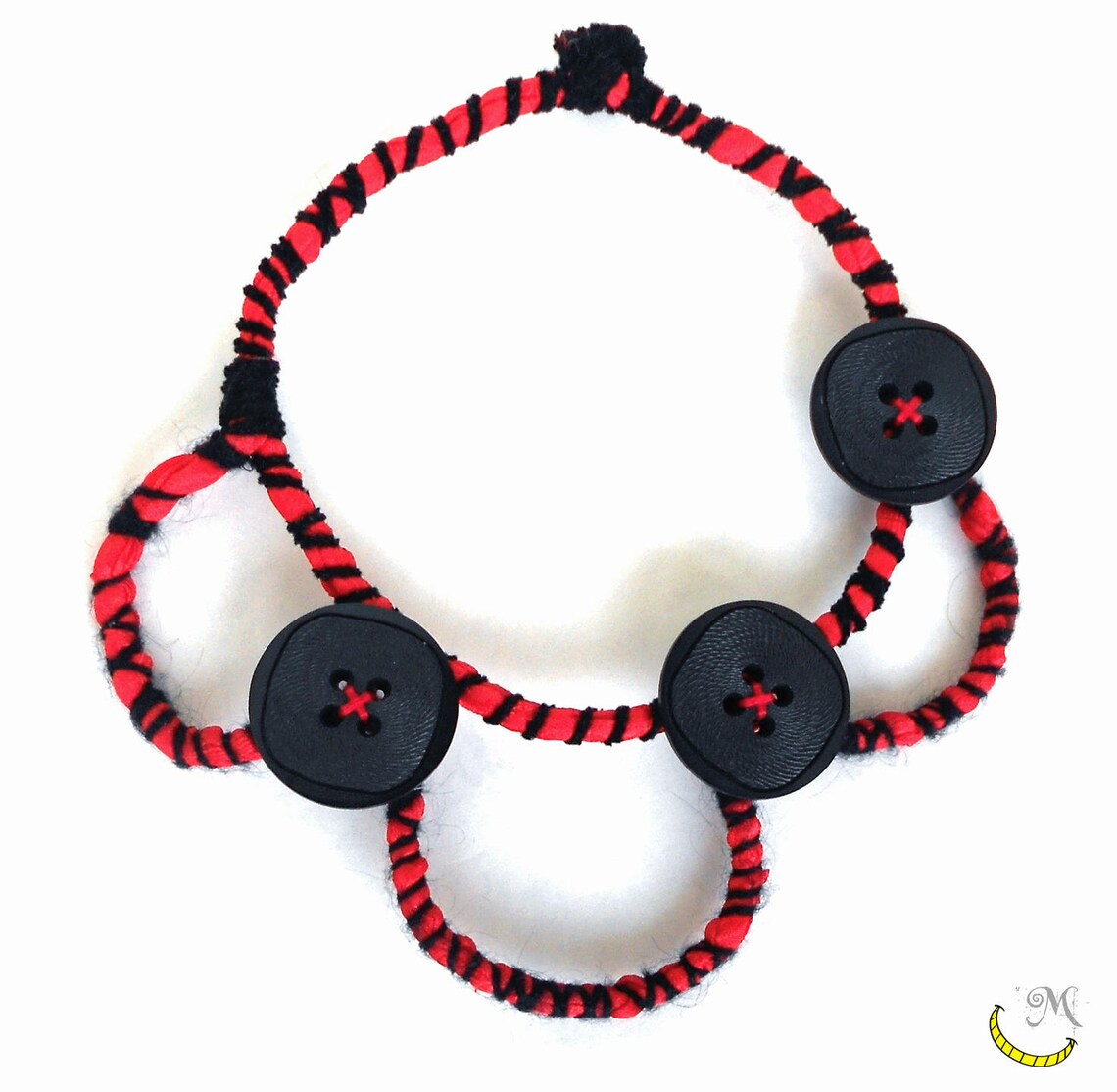 Textile Necklace Short Necklaces for Women Fabric Jewelry | Etsy