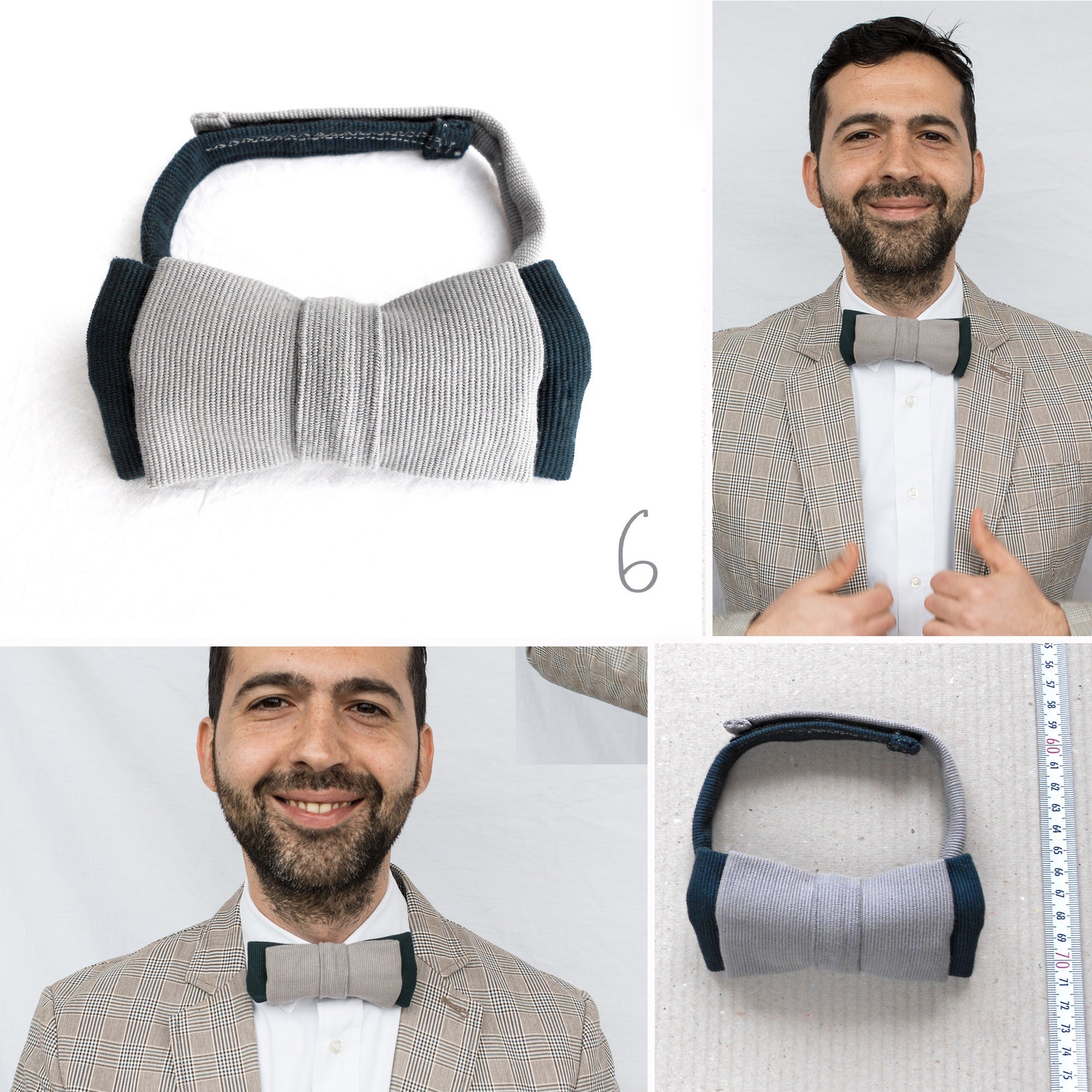 Bow Ties for Men Papillon Art From Fabric Scraps - Etsy