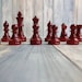 Sapphire & Ruby Chess Set Game Pieces, Standard Size Chess Set Pieces ...