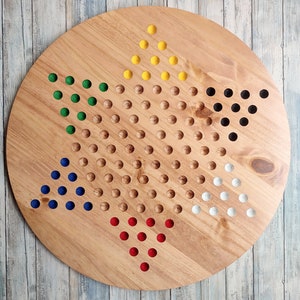 Giant Chinese Checkers Game Board, Extra Large Marble Chinese Checkers ...