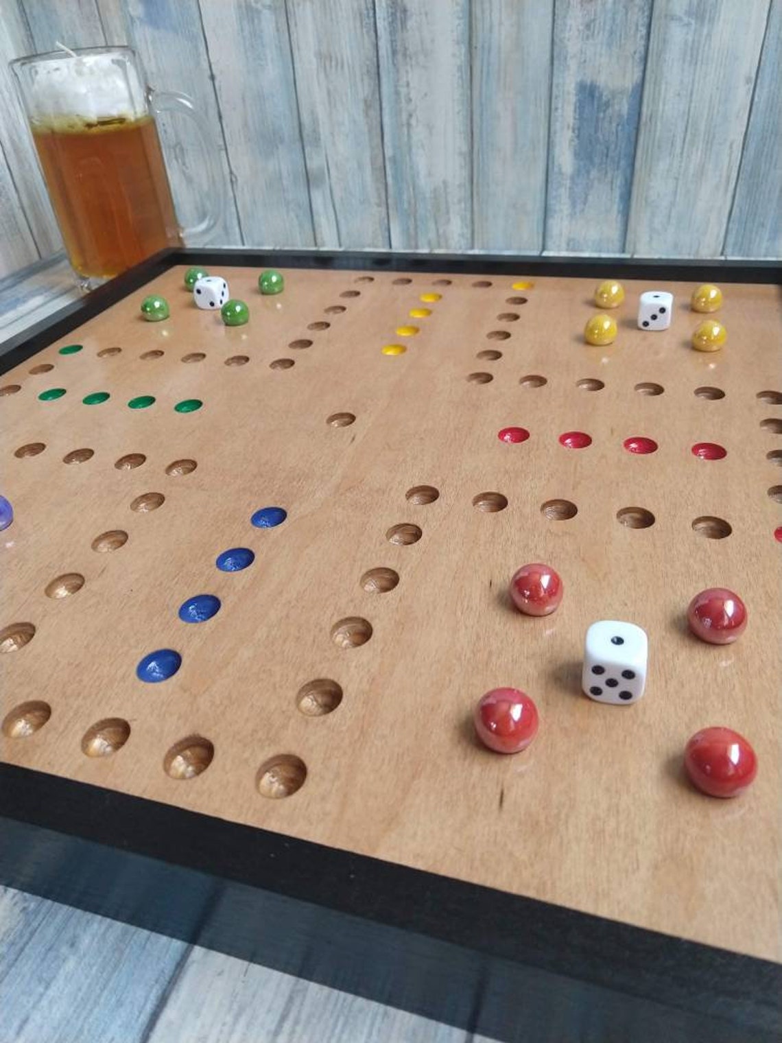 Wahoo Game Board 4 Player Wahoo Game With Checker Board - Etsy