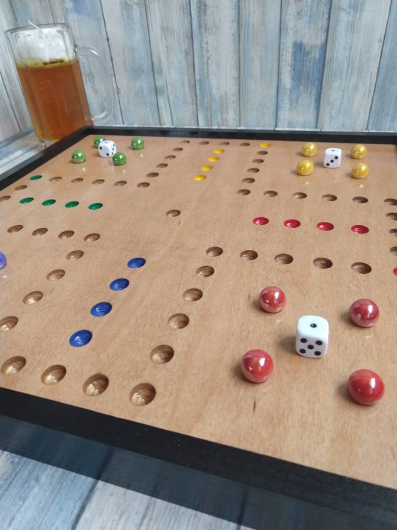 Wahoo Game Board 4 Player Wahoo Game With Checker Board - Etsy