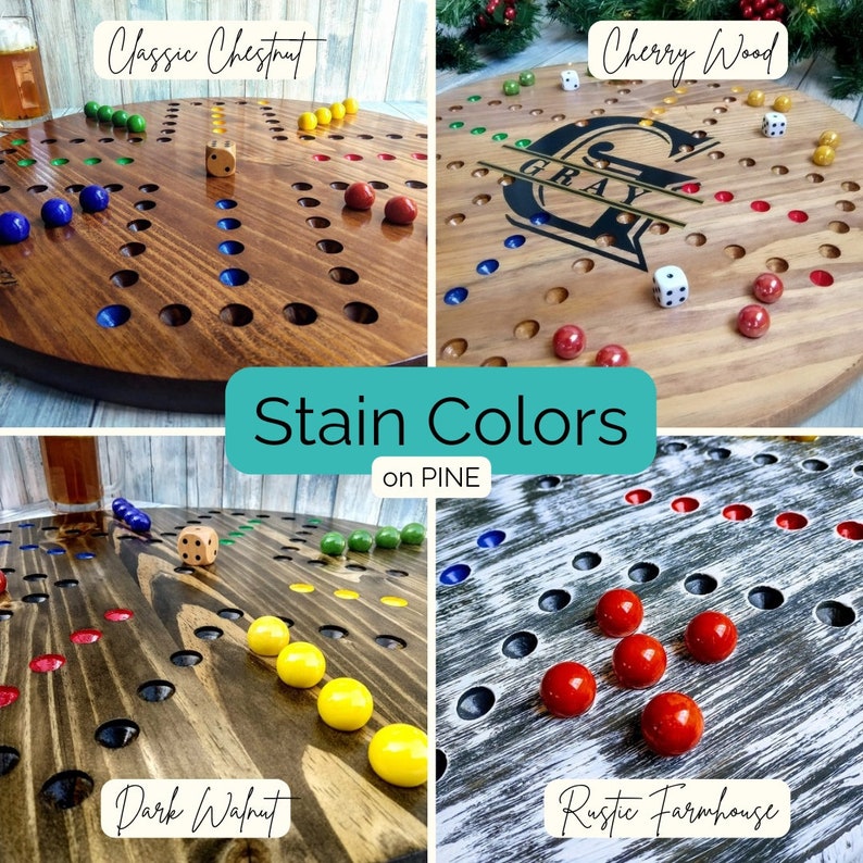 Extra Large Marble Wahoo, 4 Player Wahoo Board, 1"marble Wahoo Game ...
