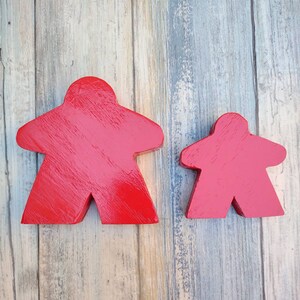 Meeple Jr. Extra Large Meeple in Red, Blue, Green, Yellow Extra Large ...
