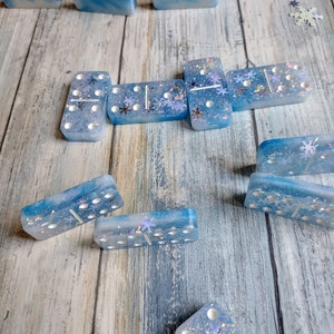 Winter Wonderland Domino Set by Chris'n'carrie's, Snowflake Dominoes ...