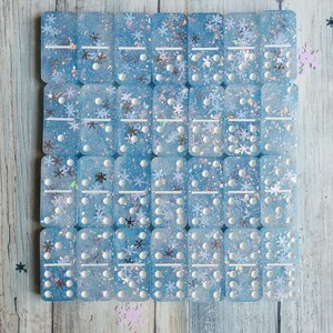 Winter Wonderland Domino Set by Chris'n'carrie's, Snowflake Dominoes ...