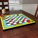 Comic Book Checker Board, Comic Style Game Board, Old School Comic ...