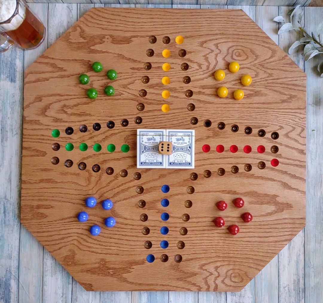 Giant Wahoo OR Jokers Game Board, 4 Player Pegs and Jokers/wahoo Game ...
