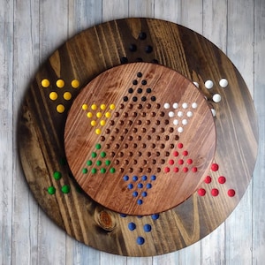Giant Chinese Checkers Game Board, Extra Large Marble Chinese Checkers ...