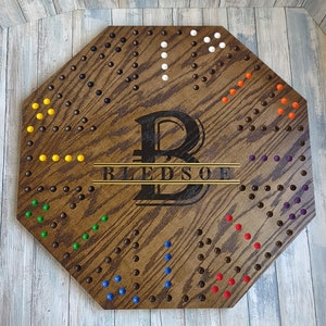 Custom 4/8 Double Side Hand Made Wahoo Game Board, Wahoo Game for up to ...