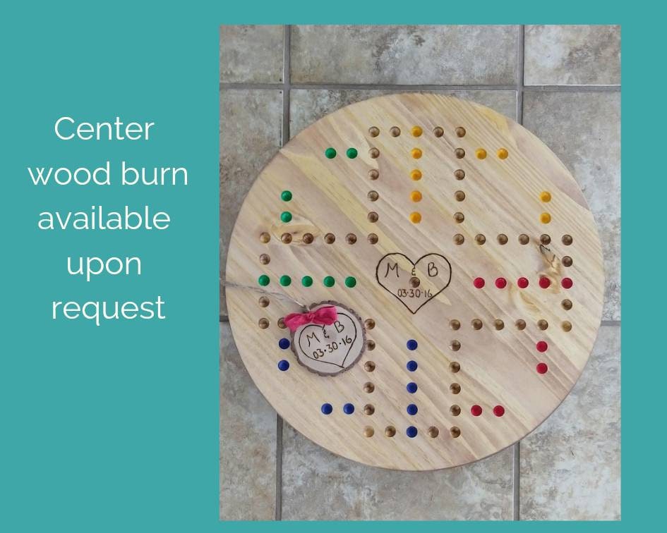 4 Player Wahoo Game Board, Custom Wedding/anniversary Theme Wahoo Game ...