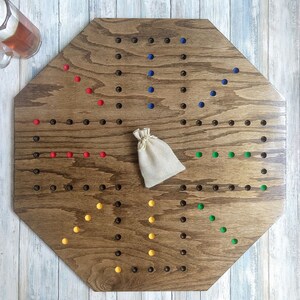 Custom 4/8 Double Side Hand Made Wahoo Game Board, Wahoo Game for up to ...