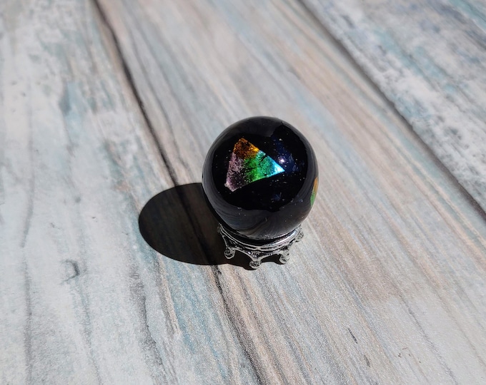 Cleopatra Collector Marbles, Handmade Glass Marbles, Black Glass ...