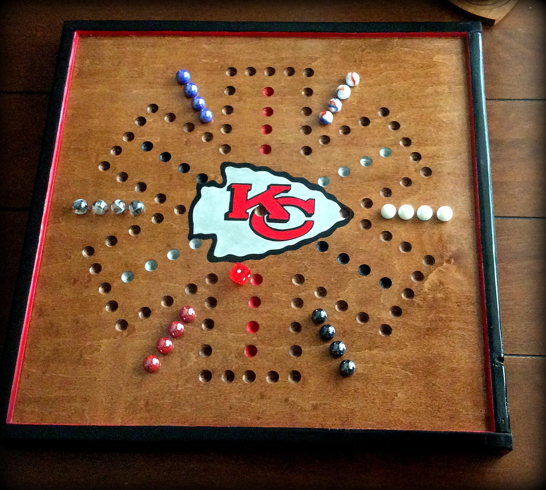 Custom Wahoo Board, 6-player or Double-sided 4 AND 6 Player Game ...