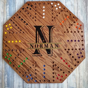 Custom 4/8 Double Side Hand Made Wahoo Game Board, Wahoo Game for up to ...