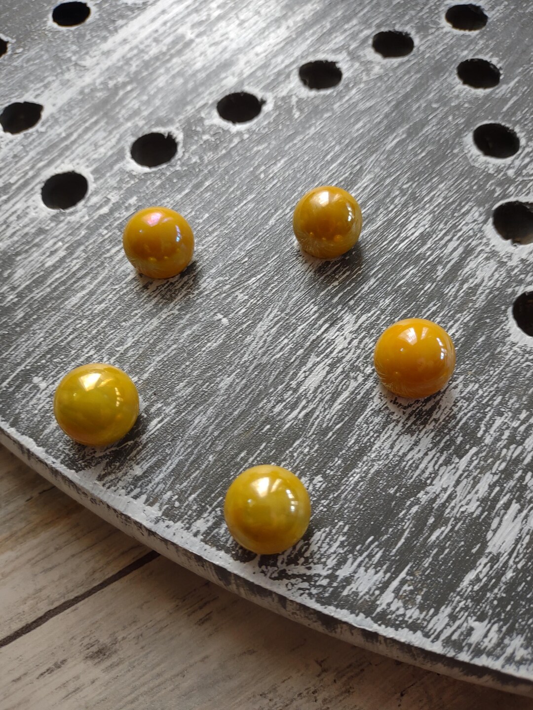 Rustic Farmhouse 5 Marble Wahoo, 24 Wahoo Game for 4 or 6 Players ...