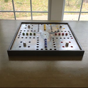 Rustic Wahoo, Bull Skull Wahoo Game Board, 4-player Aggravation With ...