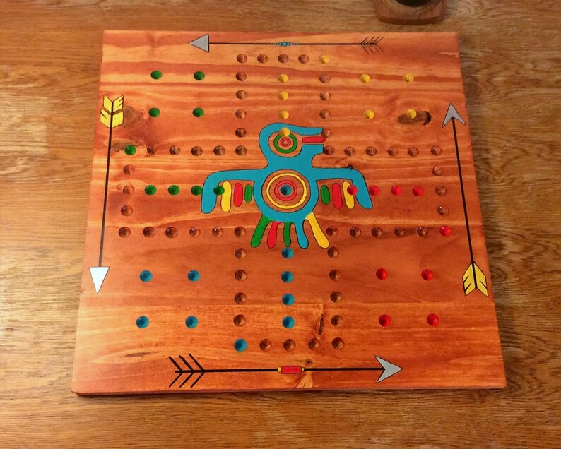 Aztec Wahoo Game Aggravation Game Marble Game Native - Etsy