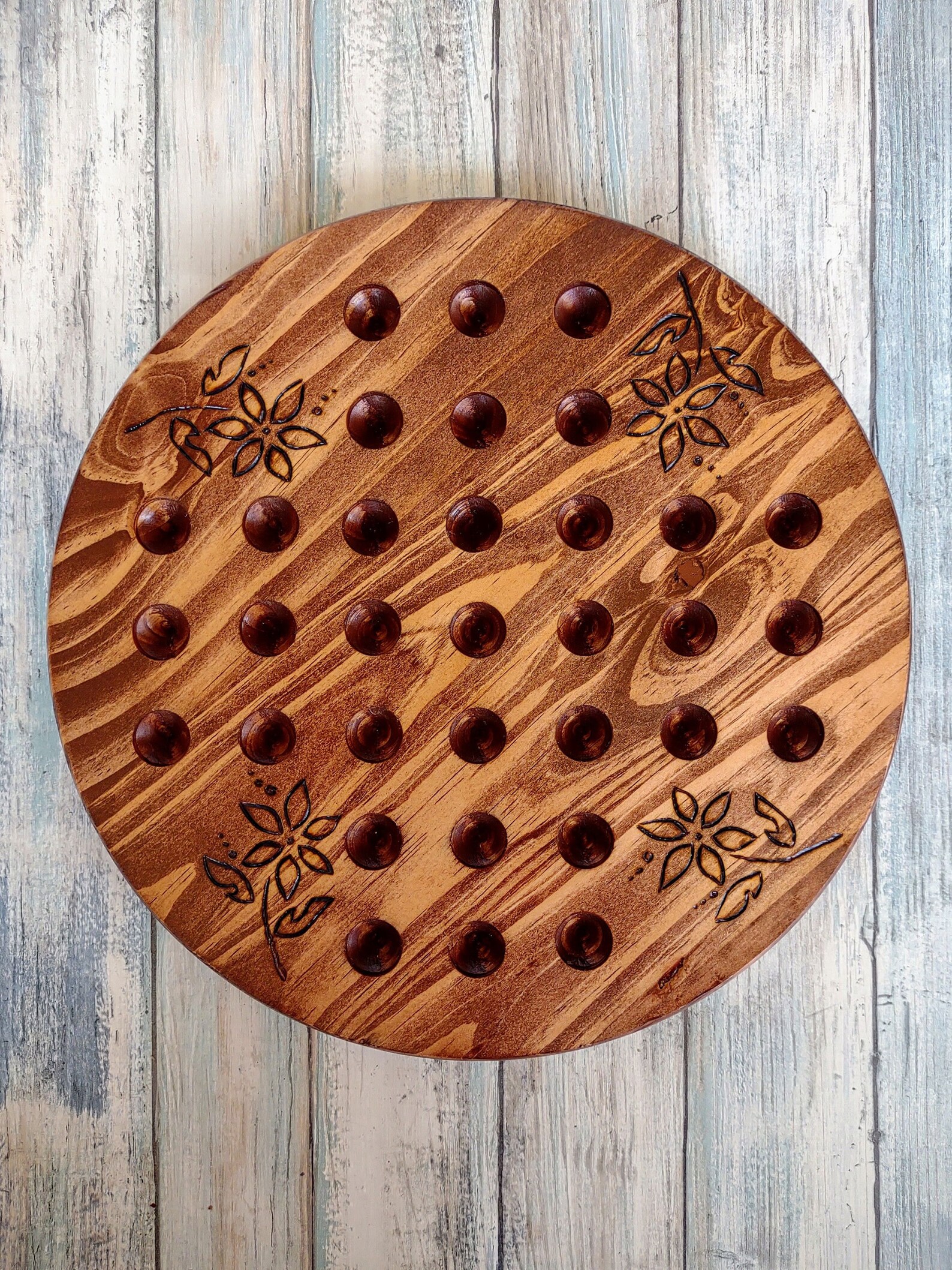 Marble Solitaire Game With 1 Marbles 12 Round - Etsy