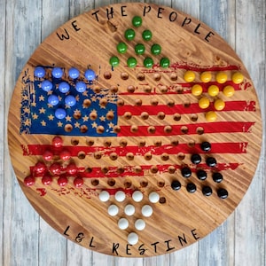 Giant Chinese Checkers Game Board, Extra Large Marble Chinese Checkers ...