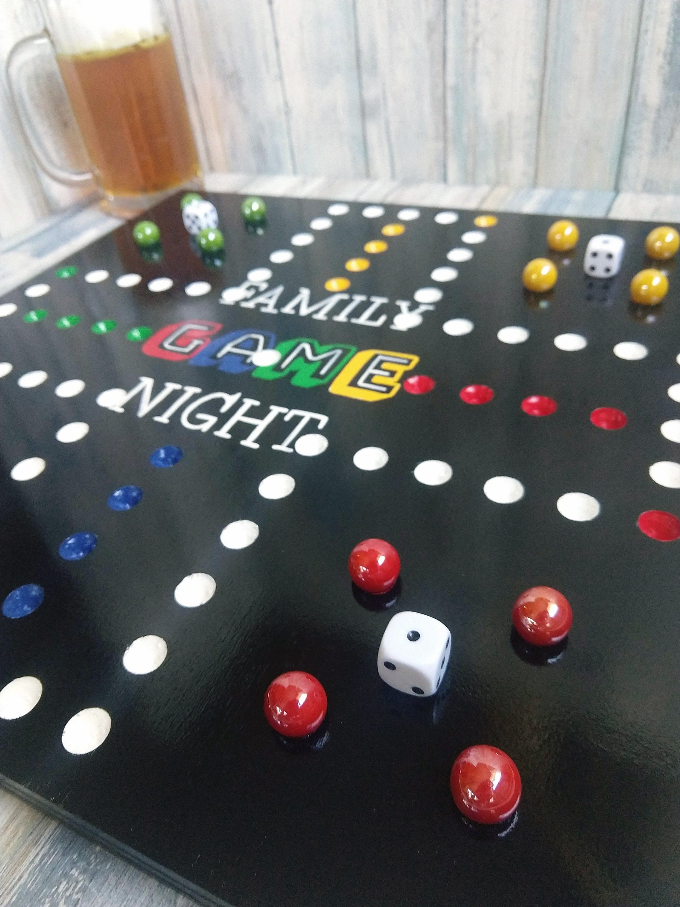 Family Game Night Wahoo Game Board, 8 Player Wahoo, Octagon Aggravation ...