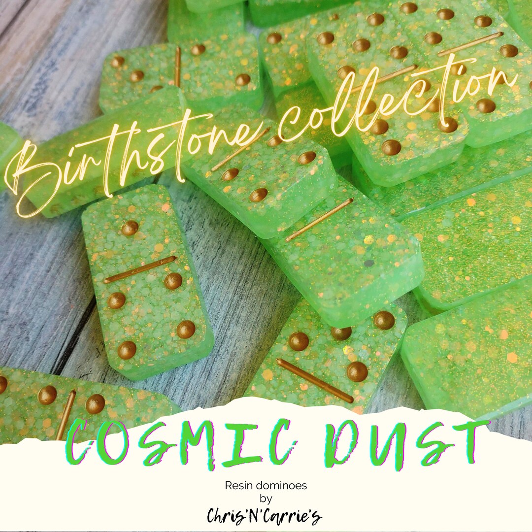Cosmic Dust Dominoes by Chris'n'carrie's, August Birthstone-inspired ...