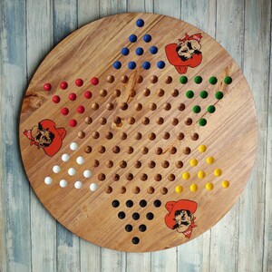 Giant Chinese Checkers Game Board, Extra Large Marble Chinese Checkers ...