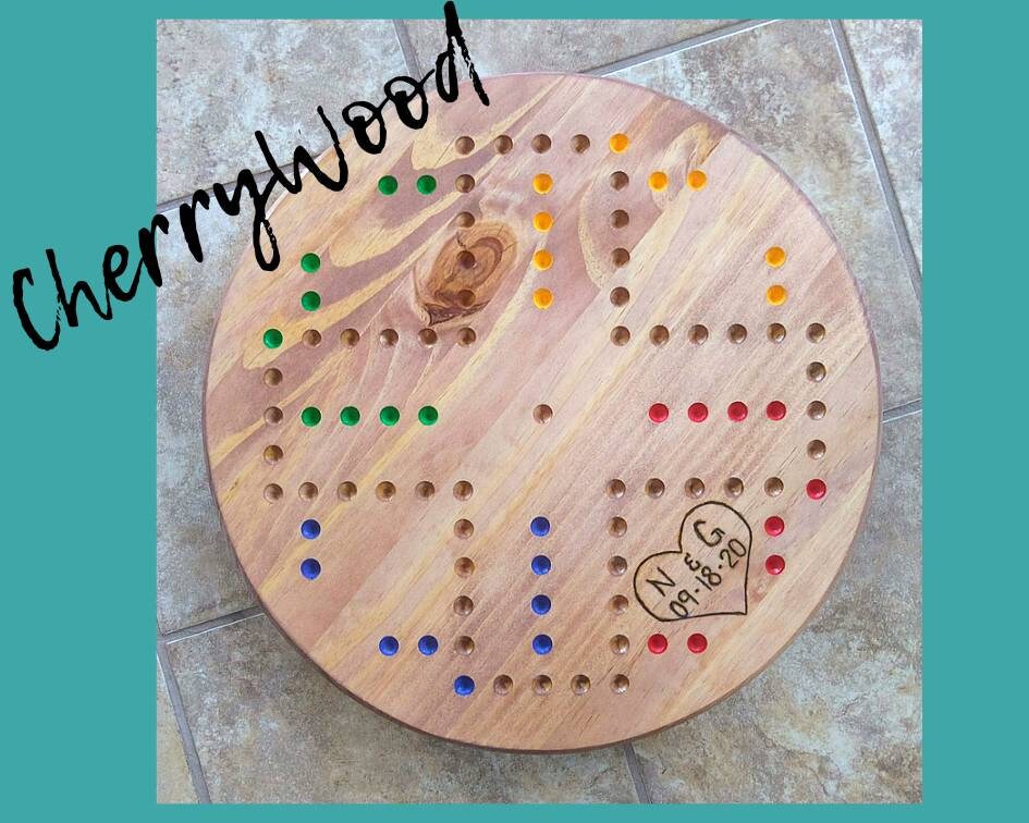 4 Player Wahoo Game Board, Custom Wedding/anniversary Theme Wahoo Game ...