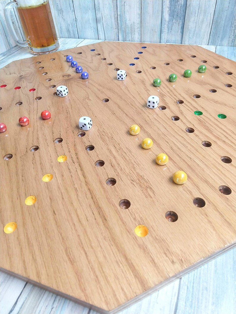 Custom 4/8 Double Side Hand Made Wahoo Game Board, Wahoo Game for up to ...