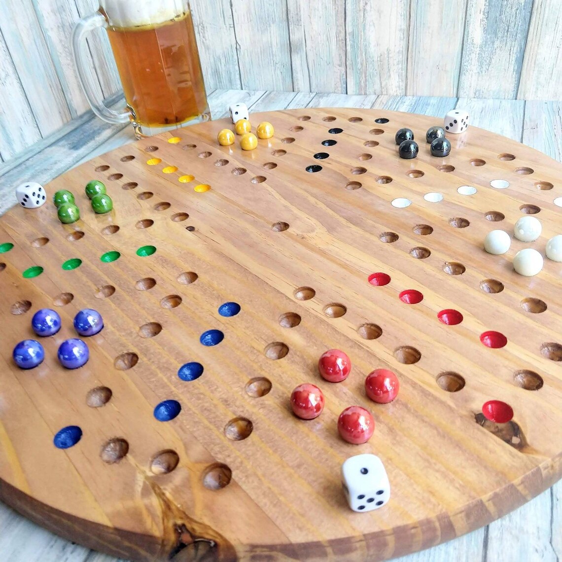 6 Player Wahoo Game Board Large Round Aggravation Game Board - Etsy