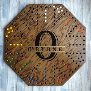 Custom 4/8 Double Side Hand Made Wahoo Game Board, Wahoo Game for up to ...