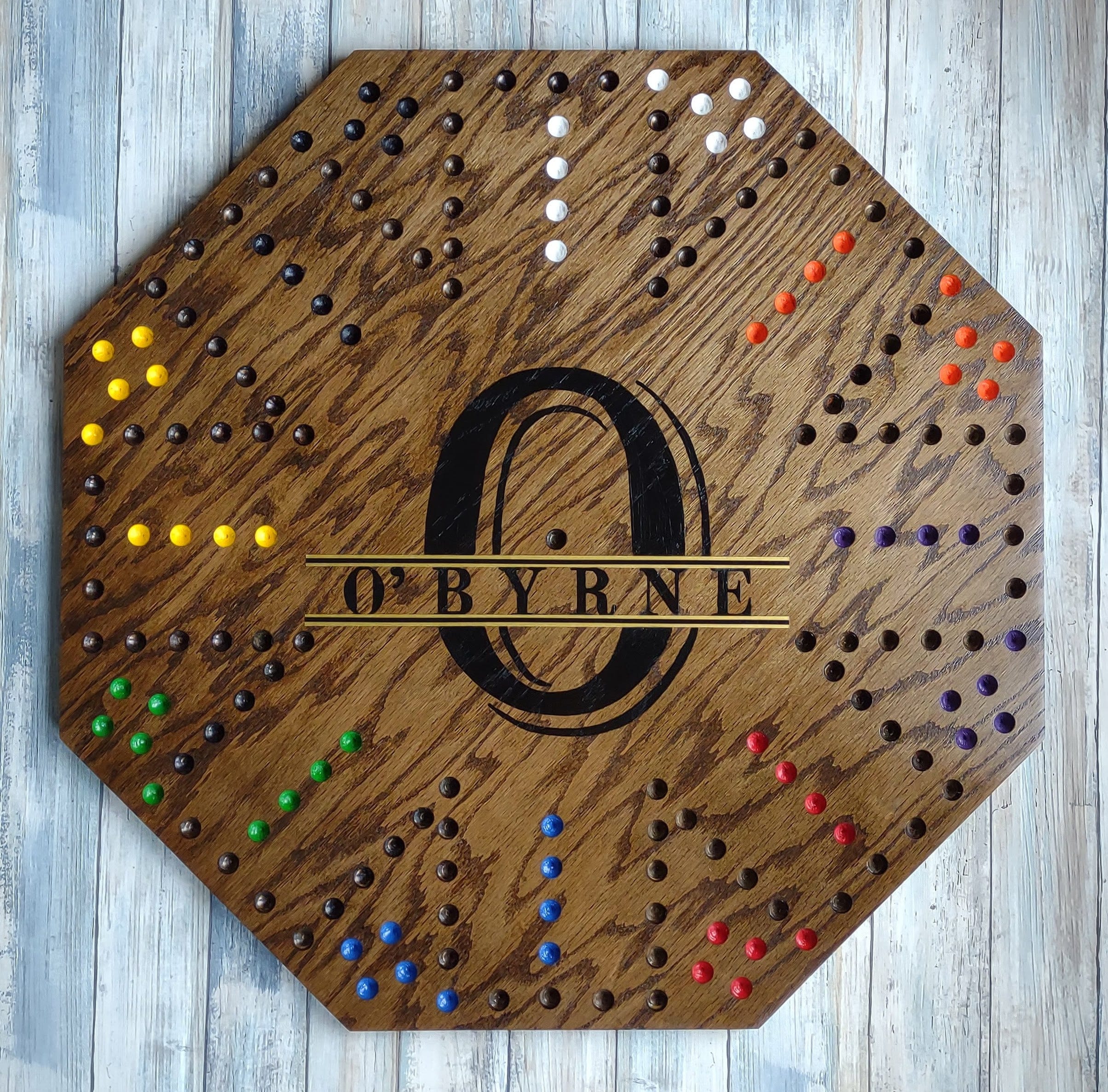 Custom 4/8 Double Side Hand Made Wahoo Game Board, Wahoo Game for up to ...
