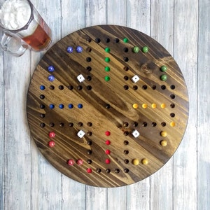 Wahoo,4 Player Wahoo, 4 Player Aggravation Board Game, Round Wahoo ...