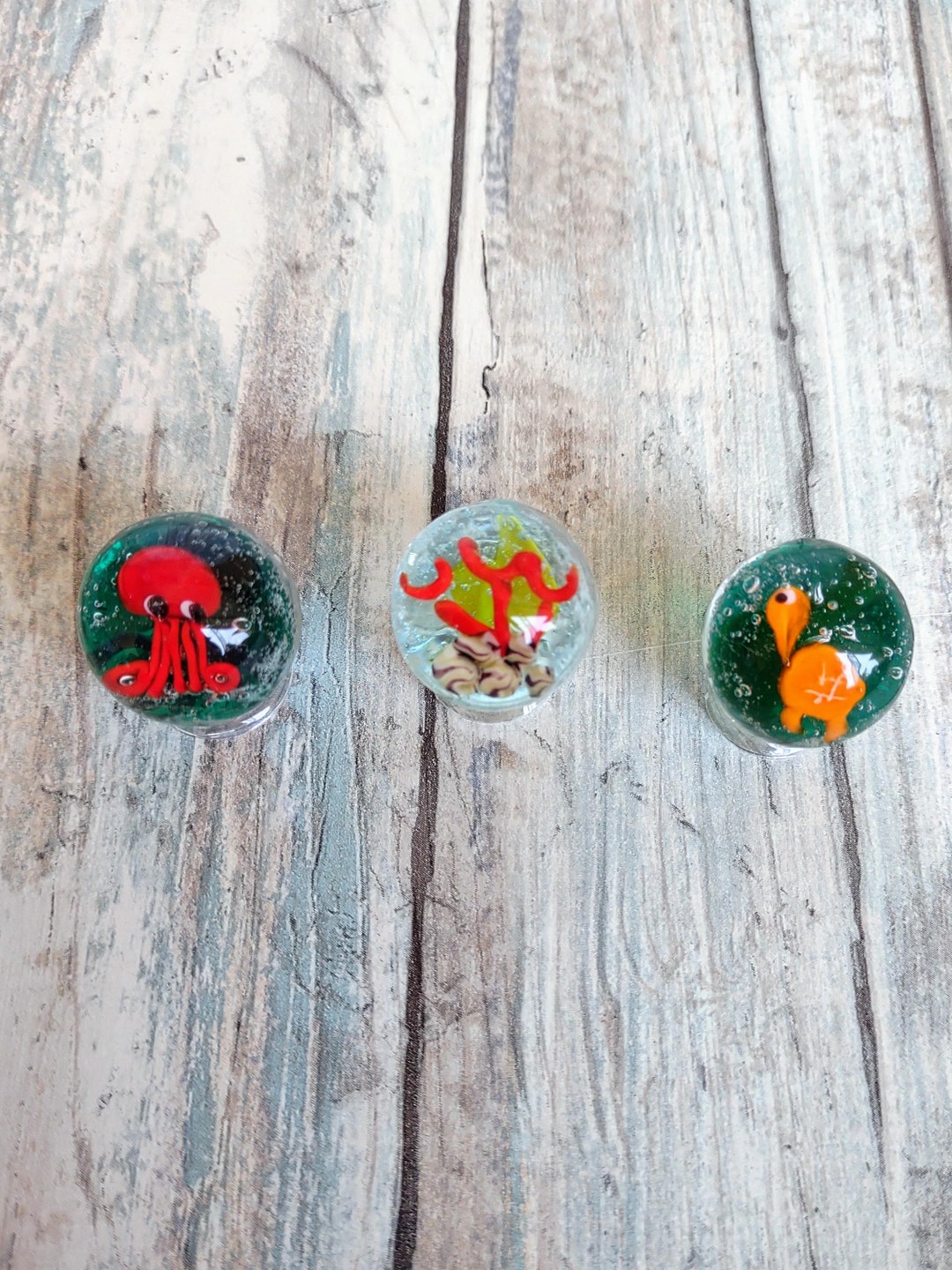 Aquarius Marbles, Collector Marbles, Sea Creature Marbles, Turtle ...