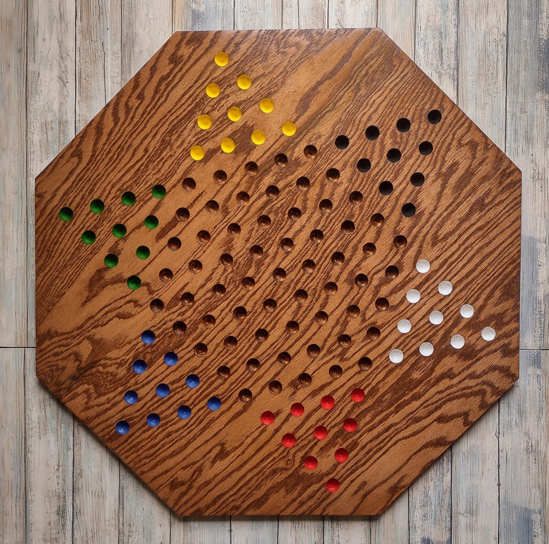 Table Top Size Chinese Checkers, Extra Large Chinese Checkers, 26 ...