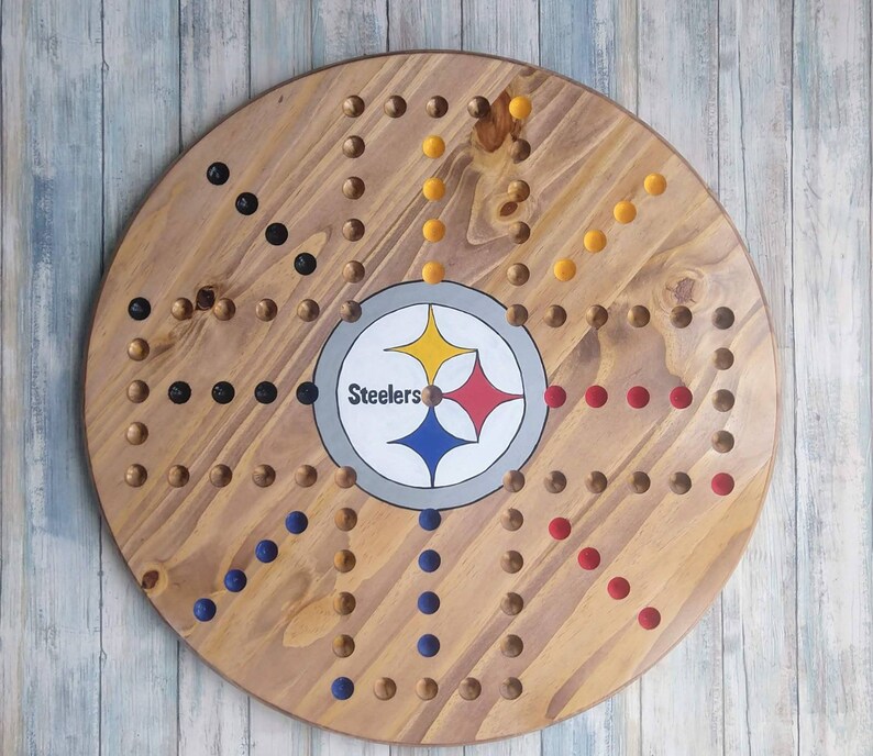 Custom Sports Theme Round Wahoo Game Board, 4 or 6 Player Game Board ...