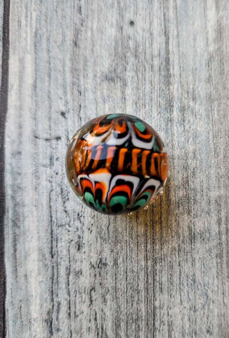 Rinky-dink Glass Marbles, 22mm Collector Marbles, Abstract Swirl ...